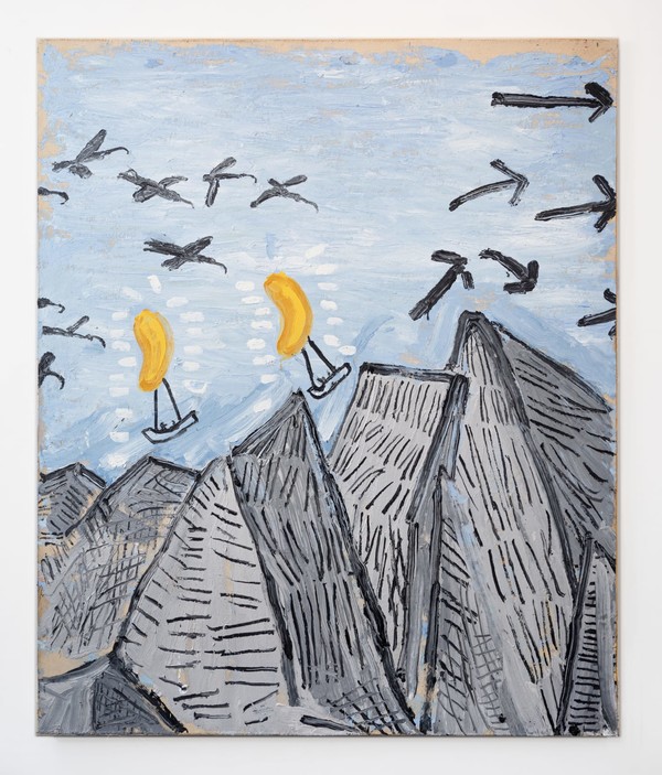 ROSE WYLIE 'STACK AND DANGLE'